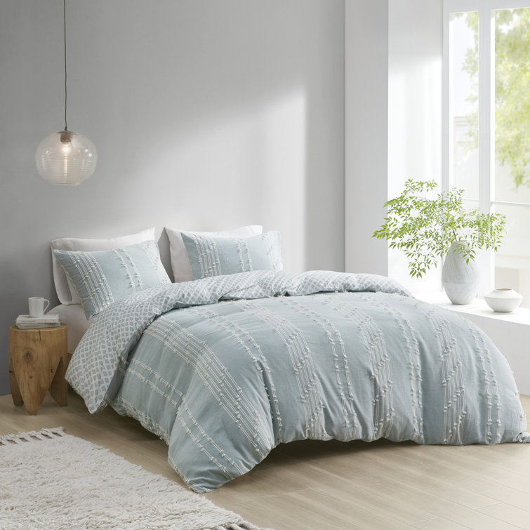 3 Piece Cotton Jacquard Bedding Set 3-piece-cotton-jacquard-bedding-set